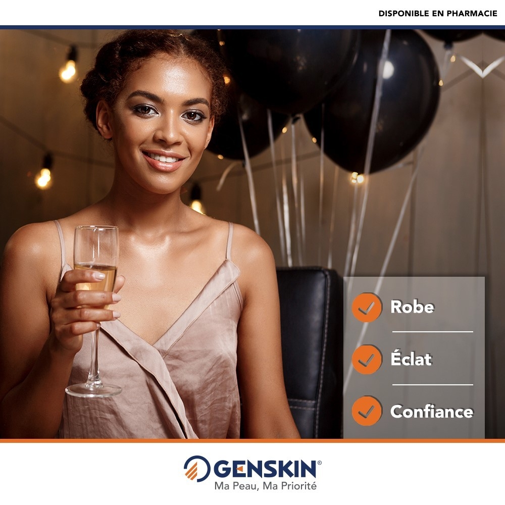 GENSKIN Lait de corps Eclaircissant Hydratant et anti-vergeture -Une ...