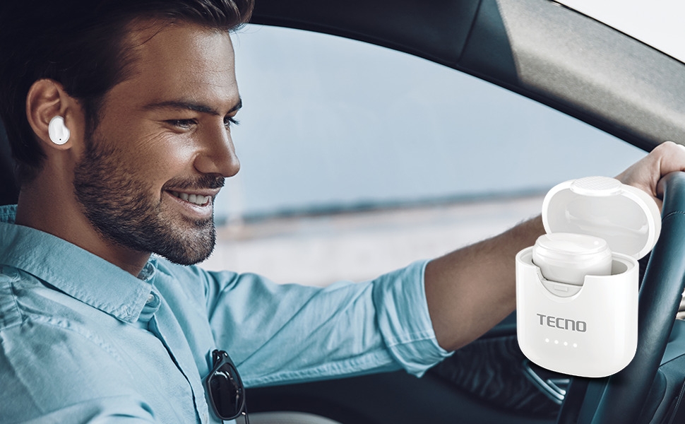 Tecno Ecouteur Bluetooth BT 5.0 Sans Fil Minipods M1 - Blanc - Prix pas ...