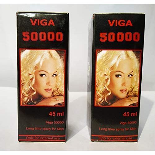 Super Viga Spray Pack 2 Viga Spray Retardé Viga 50000 Original Pour