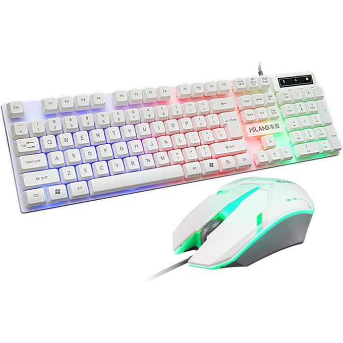 General LED RGB Backlit Mechanical Gaming Keyboard Compact 104 Keys for ...