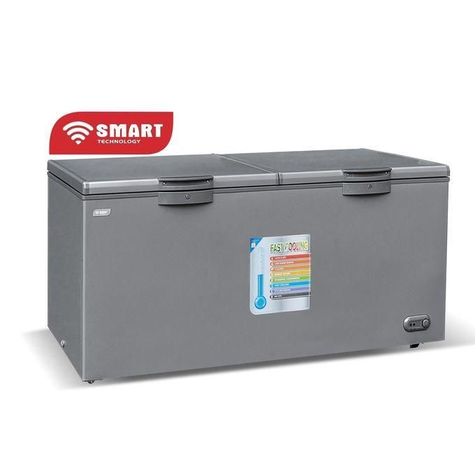 SMART TECHNOLOGY Congélateur Horizontal 600 Litres - Gris