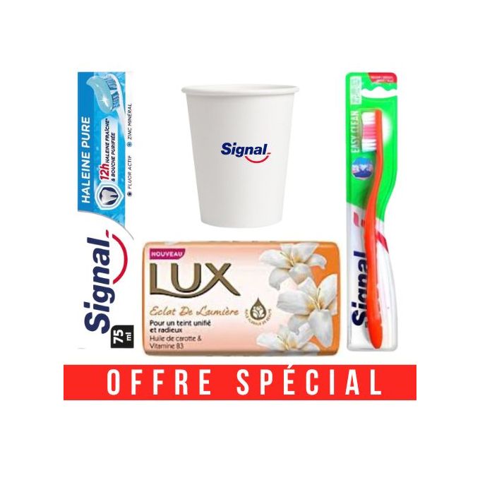 SIGNAL Pack de soin SIGNAL Dentifrice + brosse + savon