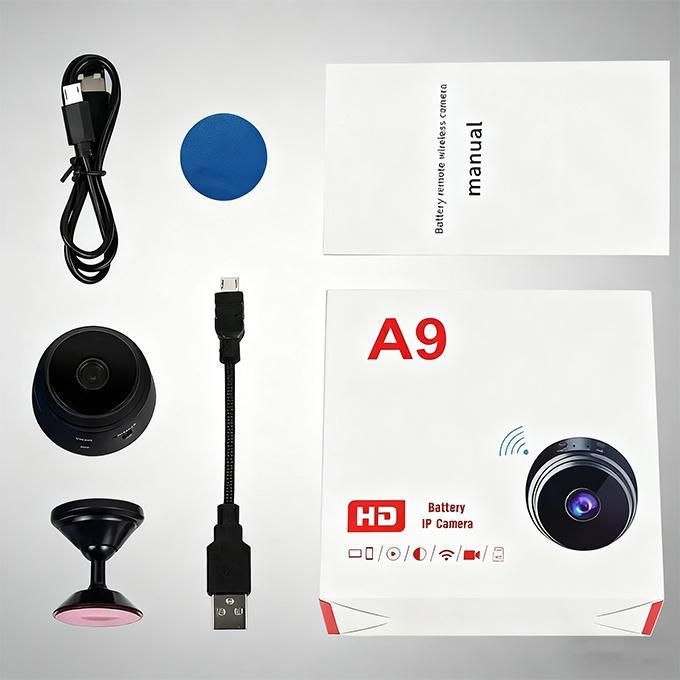 Generic Caméra mini cache A9, haute définition, compacte et moniteur ...