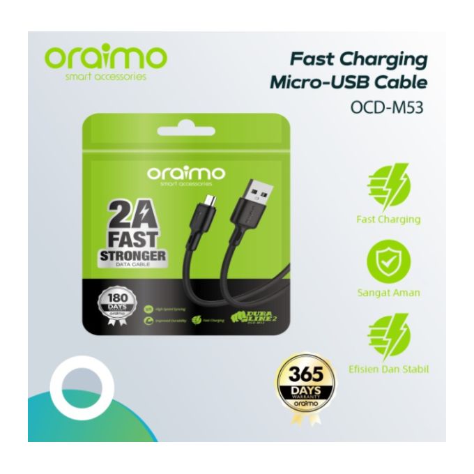 Oraimo CABLE MICRO USB ORAIMO 2A - Prix pas cher