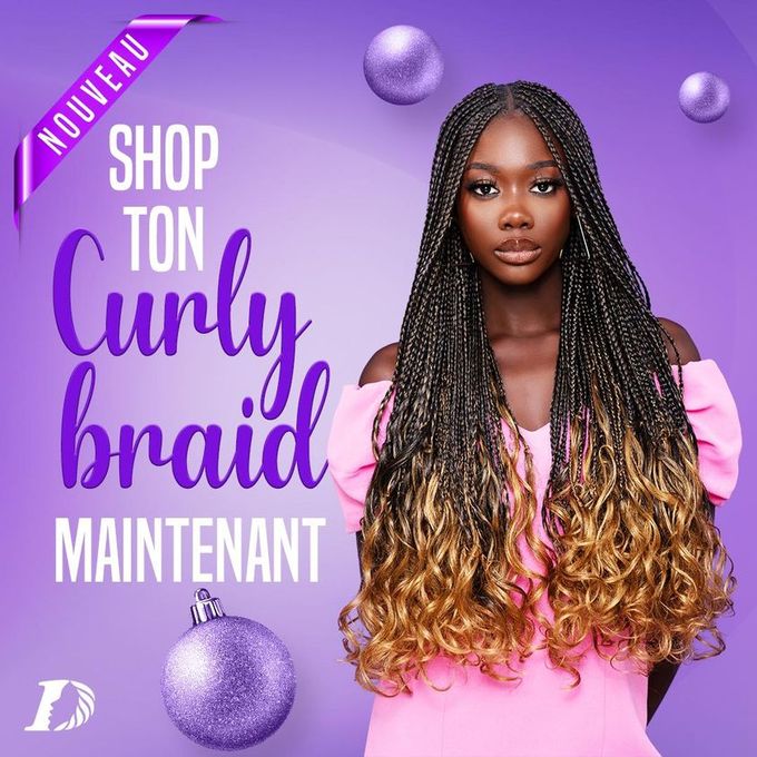 Darling Paquet de Mèches Curly Braid - Couleur T2/30 - Prix pas cher ...
