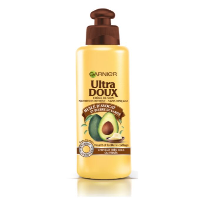 Garnier Soin Sans Rinçage Ultra Doux À Lhuile Davocat Et Beurre De