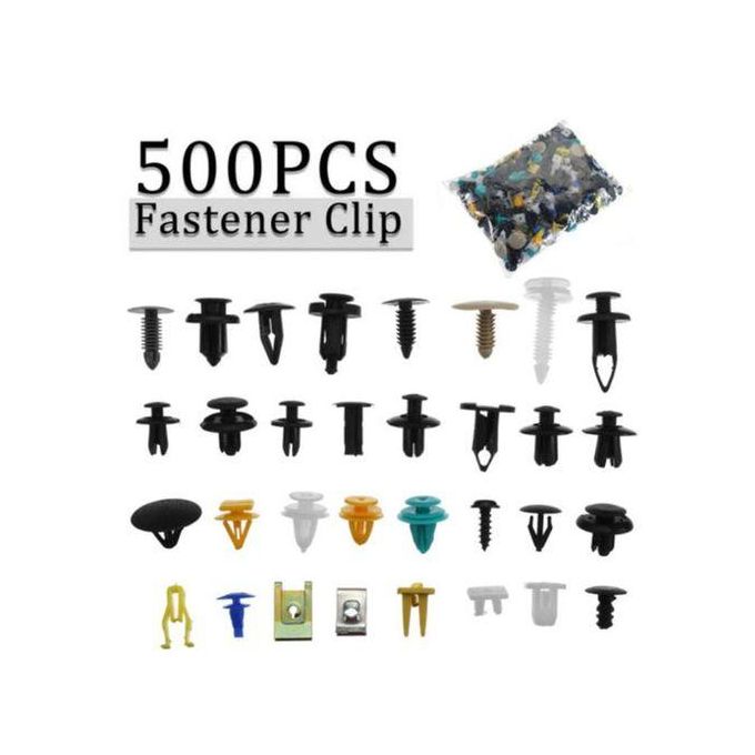 Generic 500 Clips De Fixation Pour Voitures Hybrides Rivets