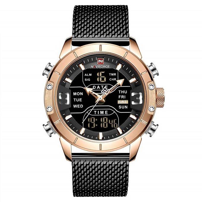 Naviforce Montre Sport Chronographe et Numérique Pour Homme En Acier ...