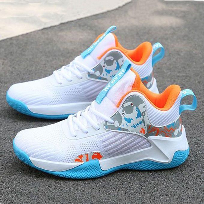 GALUIN Men's Basketball Shoes Breathable High Top Stretch