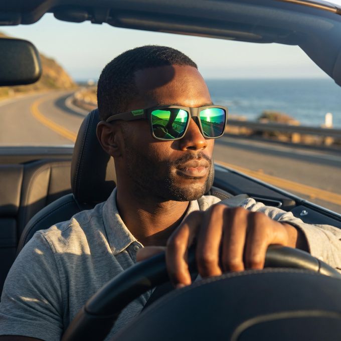 Fashion Lunettes de Soleil Sport Polarisées Double Pont